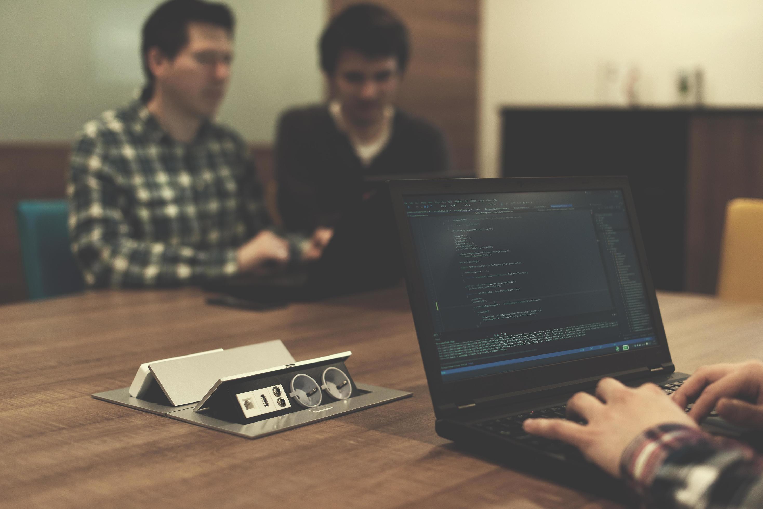 programmer writing programming code 12509896 Stock Photo at Vecteezy