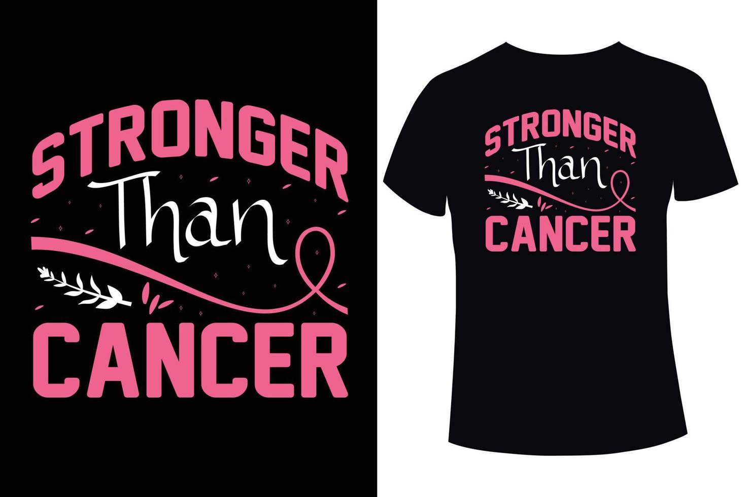 Stronger Than Cancer Breast Cancer Awareness Breast Cancer T Shirt