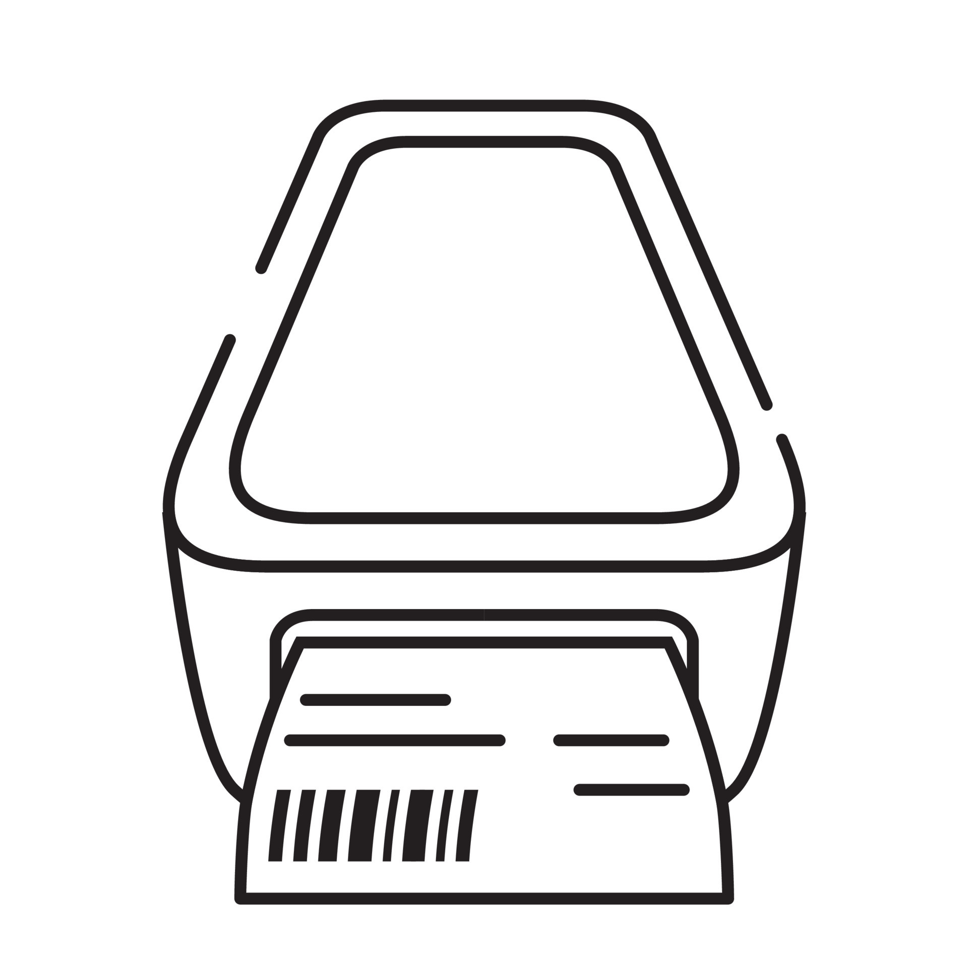Icon bar code printer.Label printer Vector flat Check print.Cash ... Icon bar code printer.Label printer Vector flat Check print.Cash ...