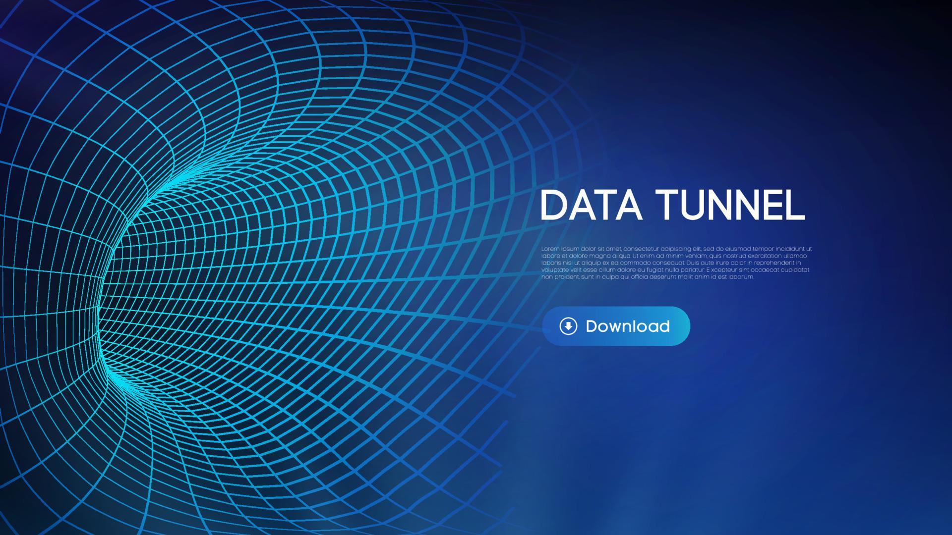 Data bridge vector illustration. Traffic big data and data ...