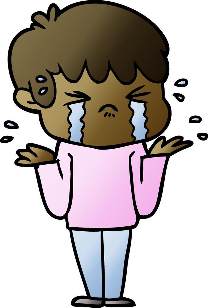 Child Shrugging Shoulders Clipart