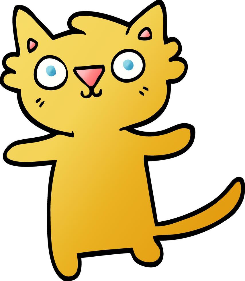 vector gradient illustration cartoon cat 12552030 Vector Art at Vecteezy vector gradient illustration cartoon cat 12552030 Vector Art at Vecteezy