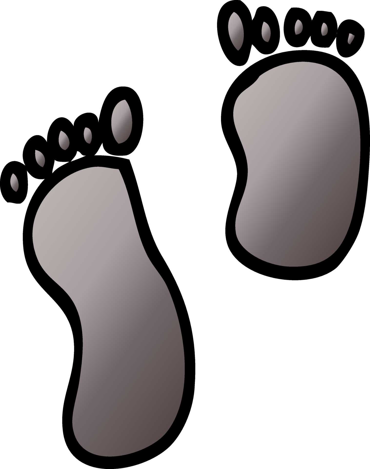 vector gradient illustration cartoon foot prints 12552062 Vector Art at ... vector gradient illustration cartoon foot prints 12552062 Vector Art at ...