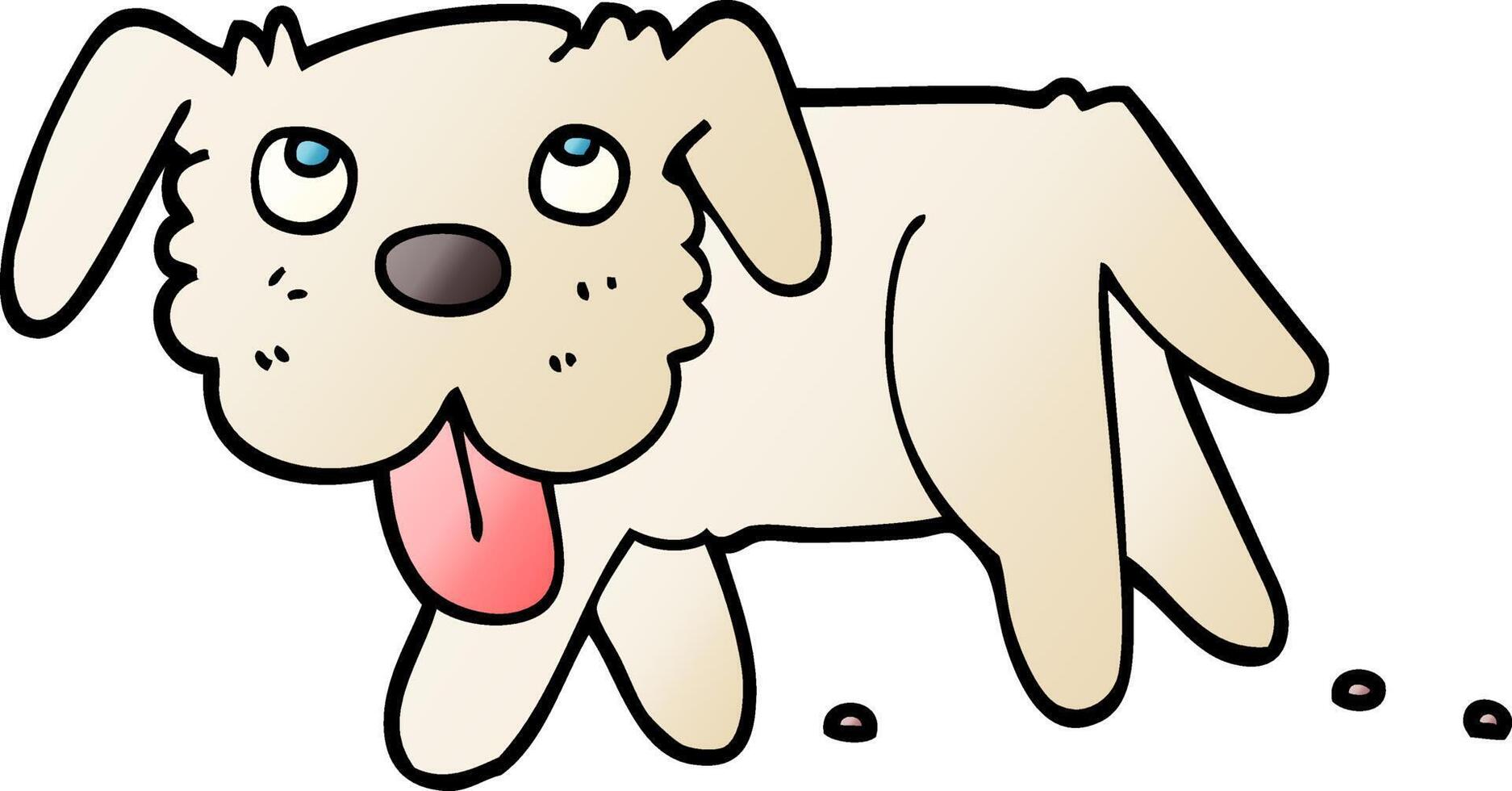 vector gradient illustration cartoon happy dog 12552599 Vector Art at ... vector gradient illustration cartoon happy dog 12552599 Vector Art at ...