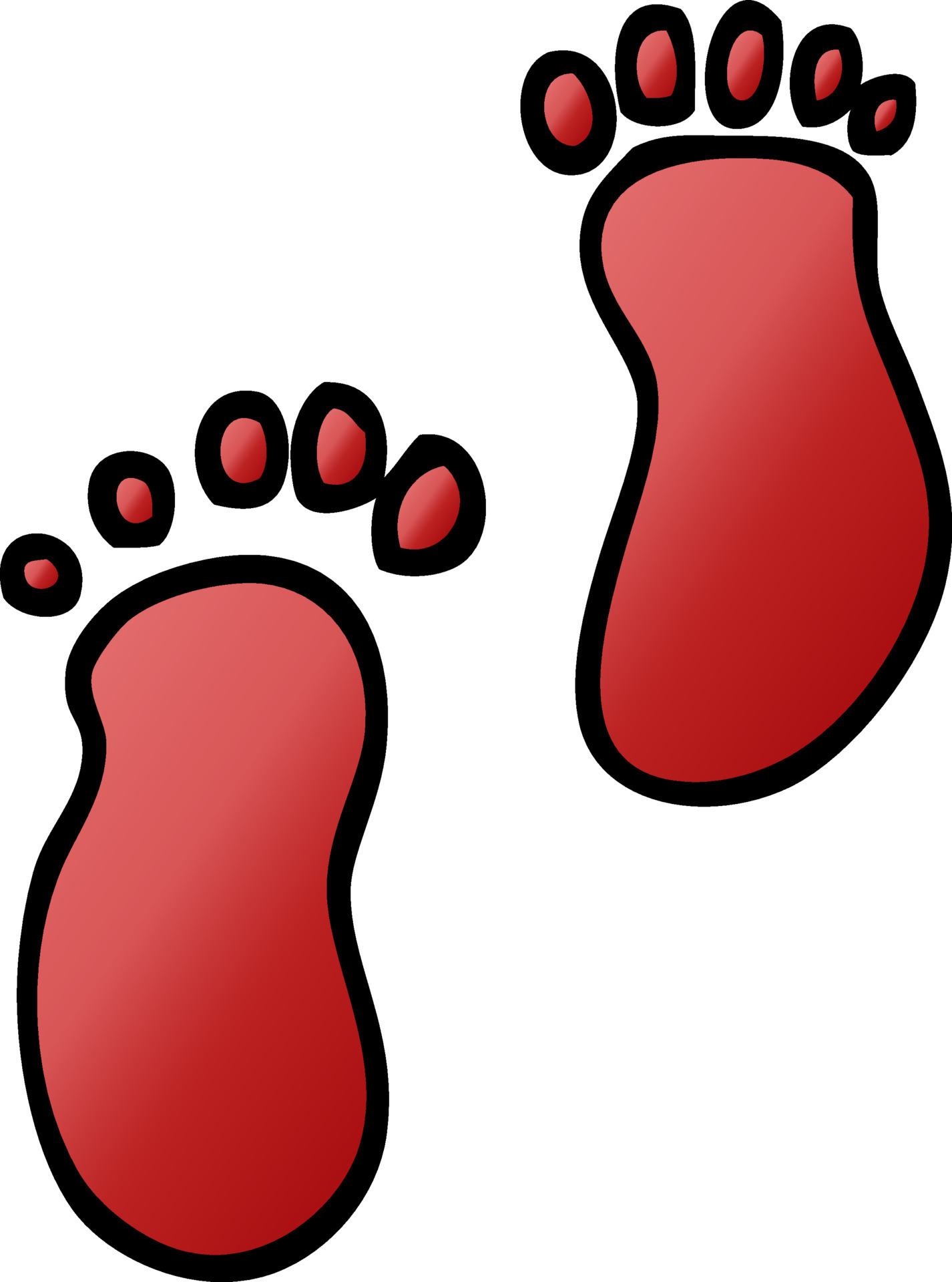 vector gradient illustration cartoon foot prints 12552605 Vector Art at ... vector gradient illustration cartoon foot prints 12552605 Vector Art at ...