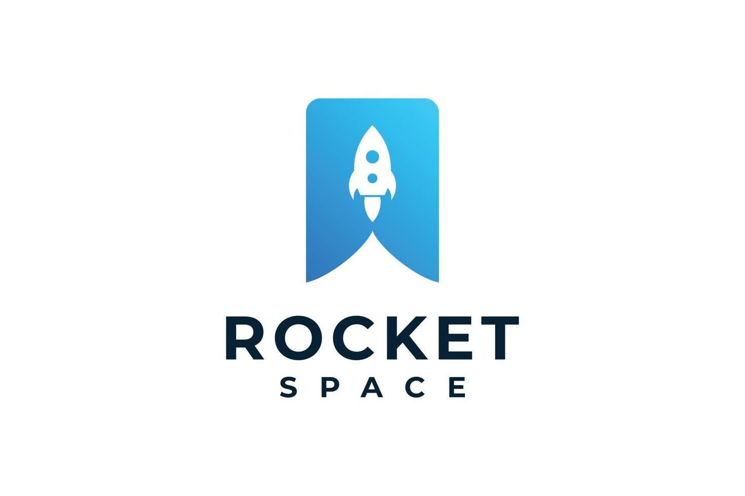 Rocket space futuristic flight logo design symbol 12561644 Vector Art ...