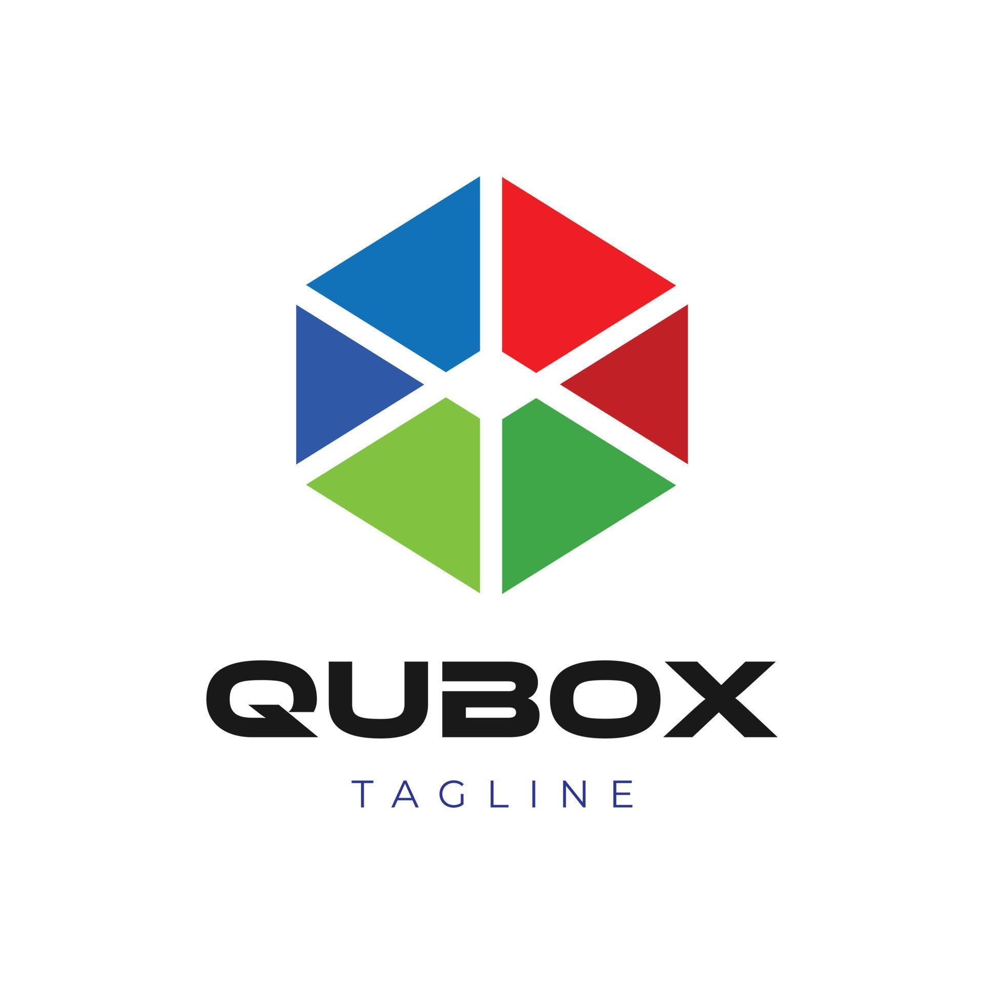 Simple Clean Cube Logo design Template 12565035 Vector Art at Vecteezy