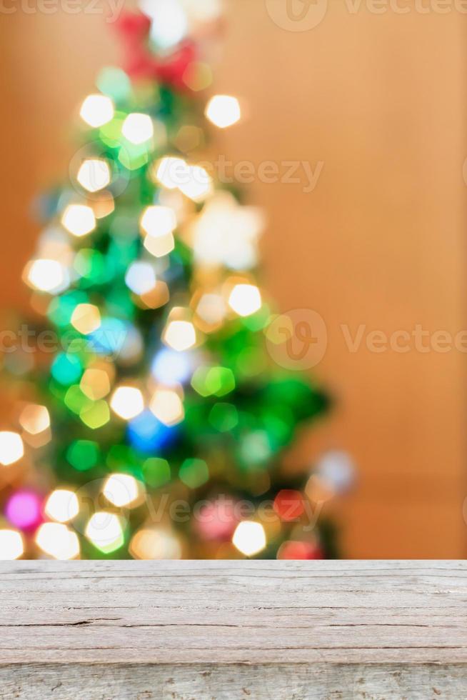 Christmas tree with bokeh light blur background 12567029 Stock Photo at Vecteezy