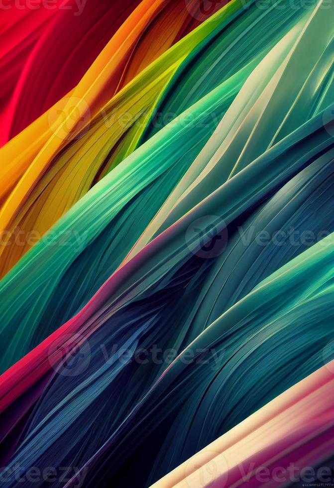 Beautiful colorful abstract wallpaper 3D rendering 12572670 Stock Photo ...