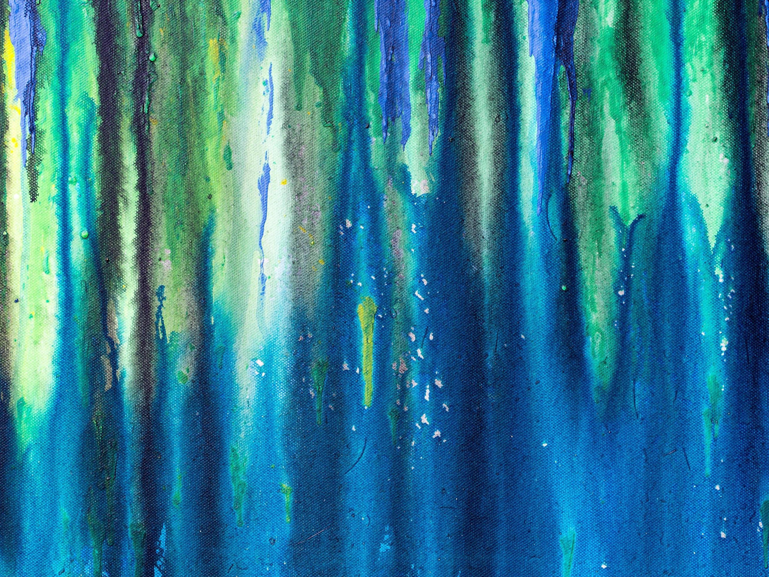 Acrylic color painting by hand made, Colorful contemporary art on ...