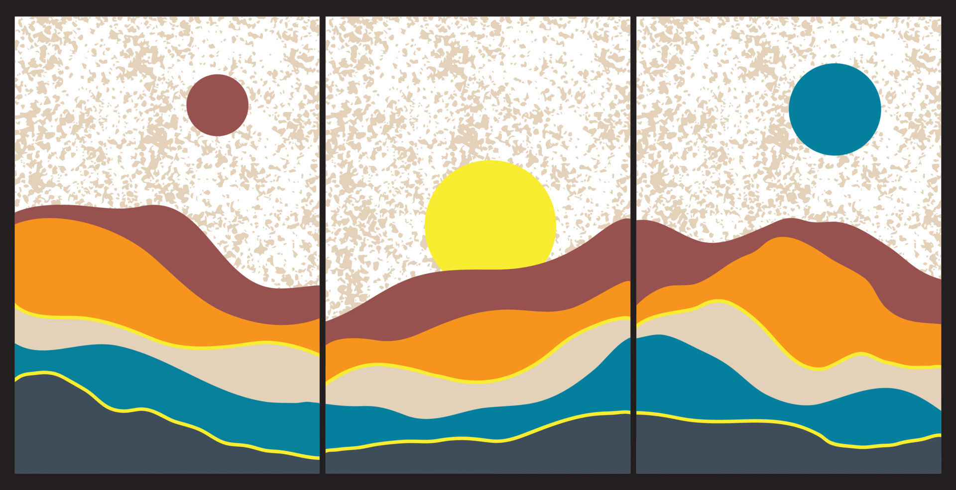 Japanese Background With Line Wave Pattern Vector Abstract Template With Geometric Pattern