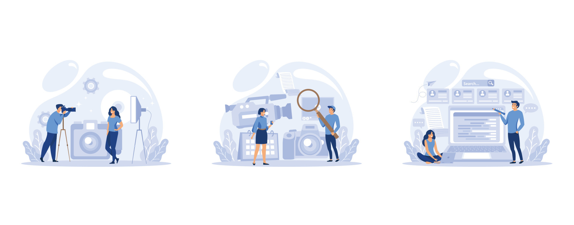 It Profession Collection Programmer Write Software And Create Code For Computer Coding Script