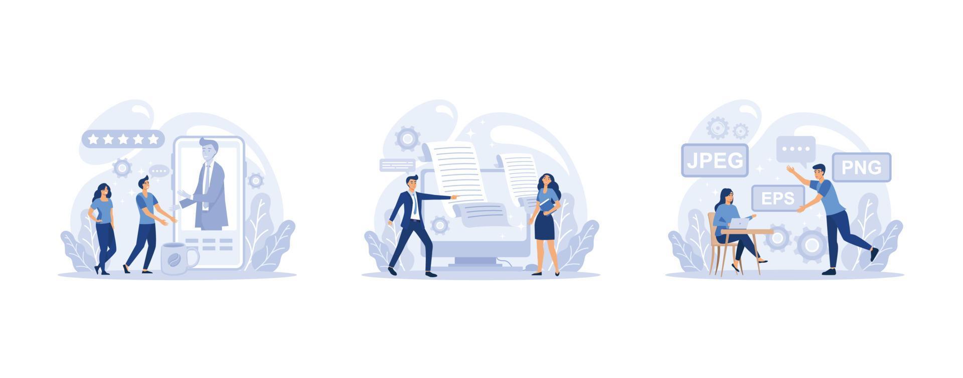 It Profession Set Programmer Write Software And Create Code For Computer Coding Script For