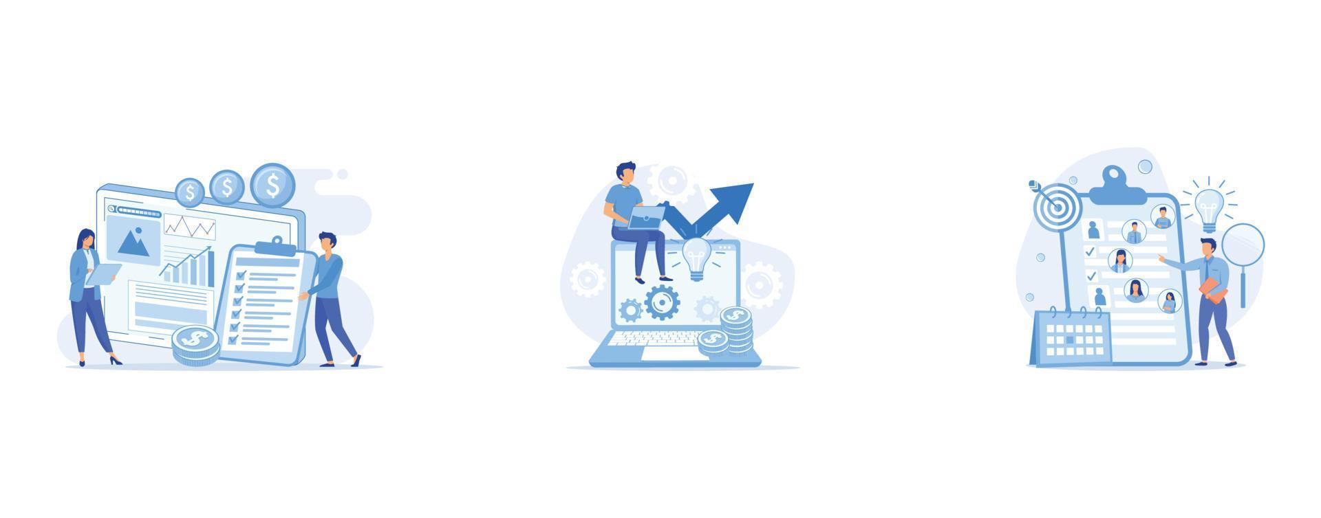 Workflow Abstract Concept Online Business Abstract Concept Project