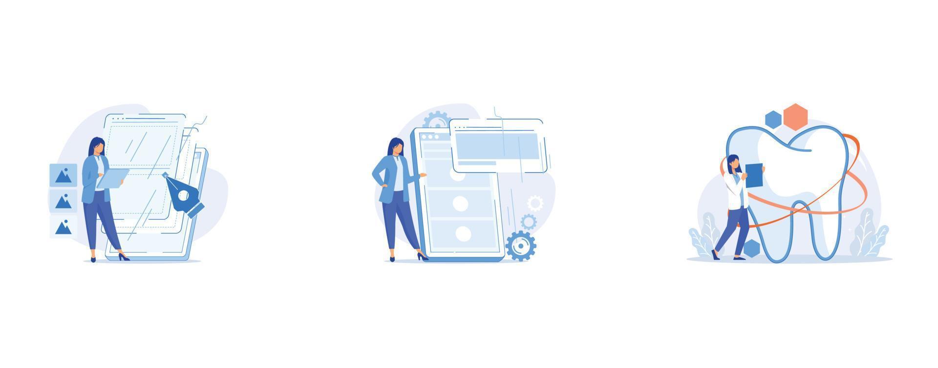UI and UX design abstract concept , Microsite development abstract ... UI and UX design abstract concept , Microsite development abstract ...