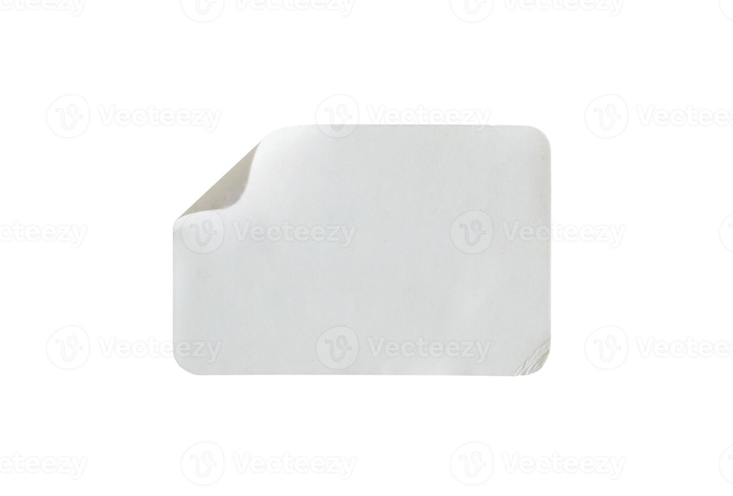 Sticker Label Isolated On White Background With Clipping Path 12588973 