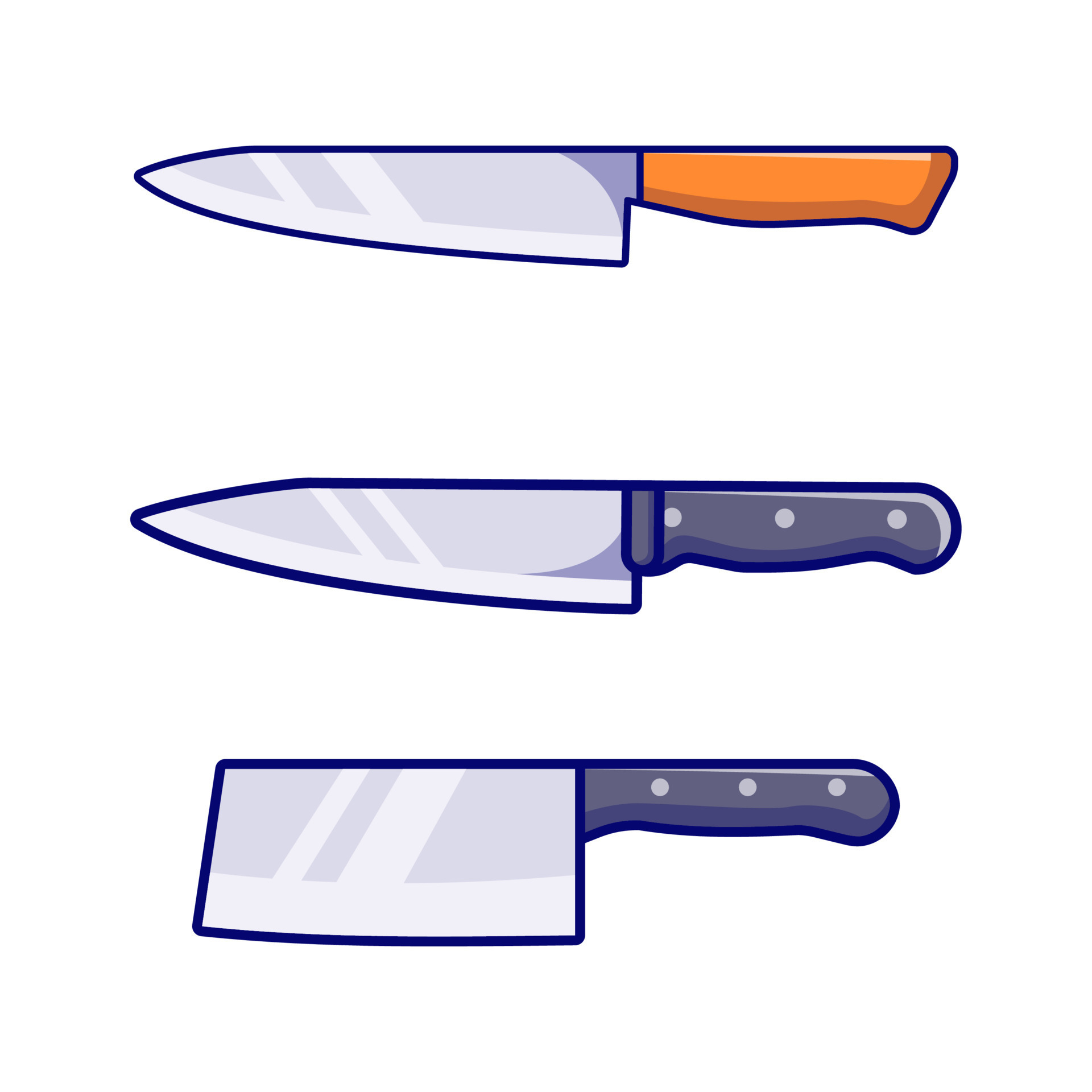 Knife Collection Cartoon Icon Vector Illustration Premium Design ... Knife Collection Cartoon Icon Vector Illustration Premium Design ...