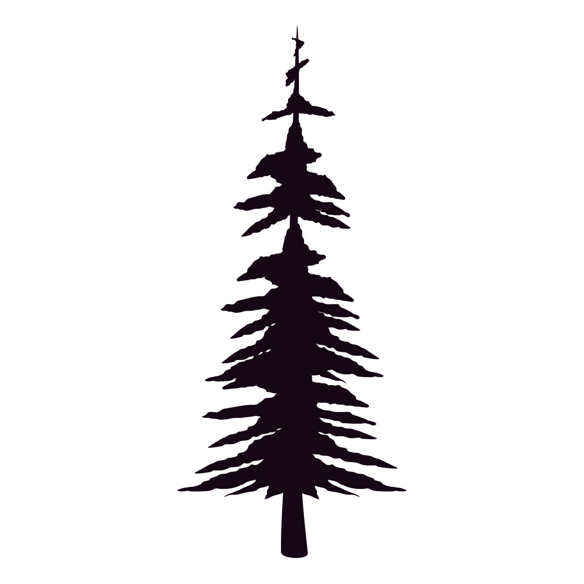 pine tree forest 12592844 Vector Art at Vecteezy