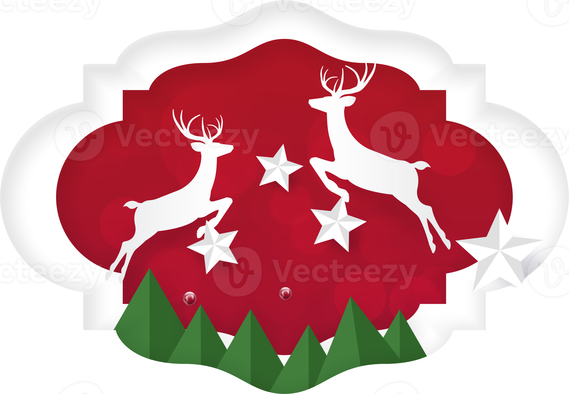 Merry Christmas Happy New Year Greeting Card Typography Flyer Template Merry Christmas Happy New Year Greeting Card Typography Flyer Template