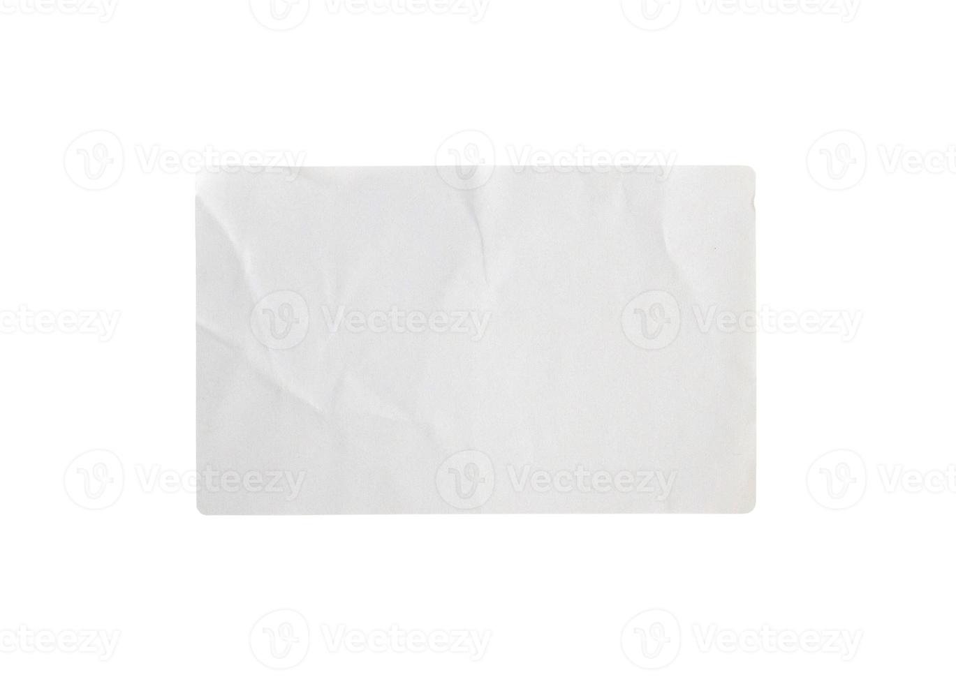 Sticker Label Isolated On White Background With Clipping Path 12601515 