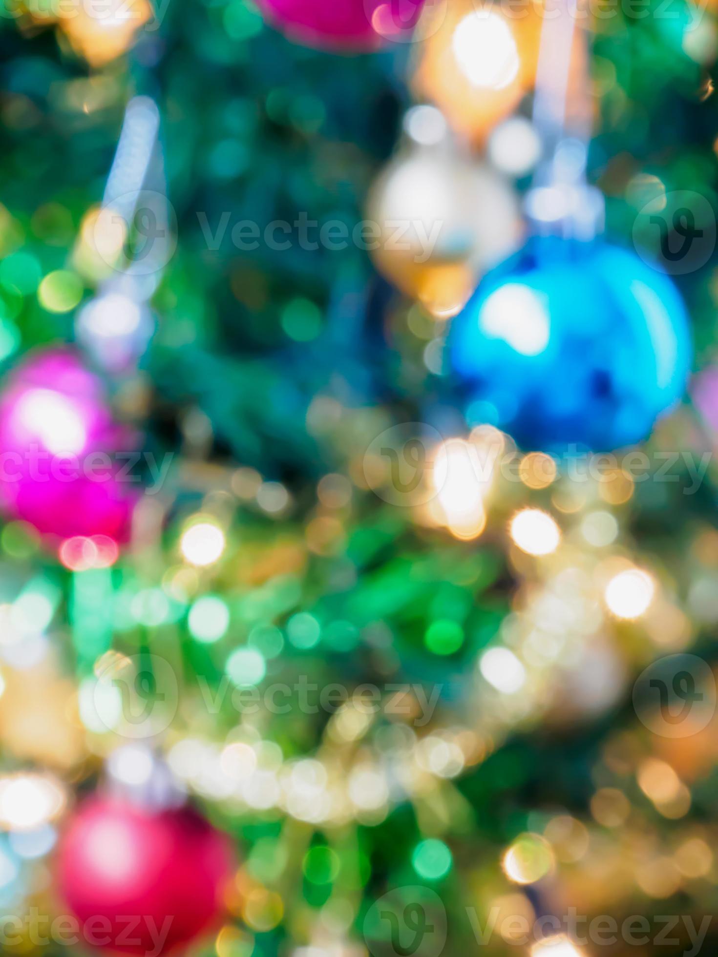 Christmas tree with bokeh light blur background 12602012 Stock Photo at Vecteezy