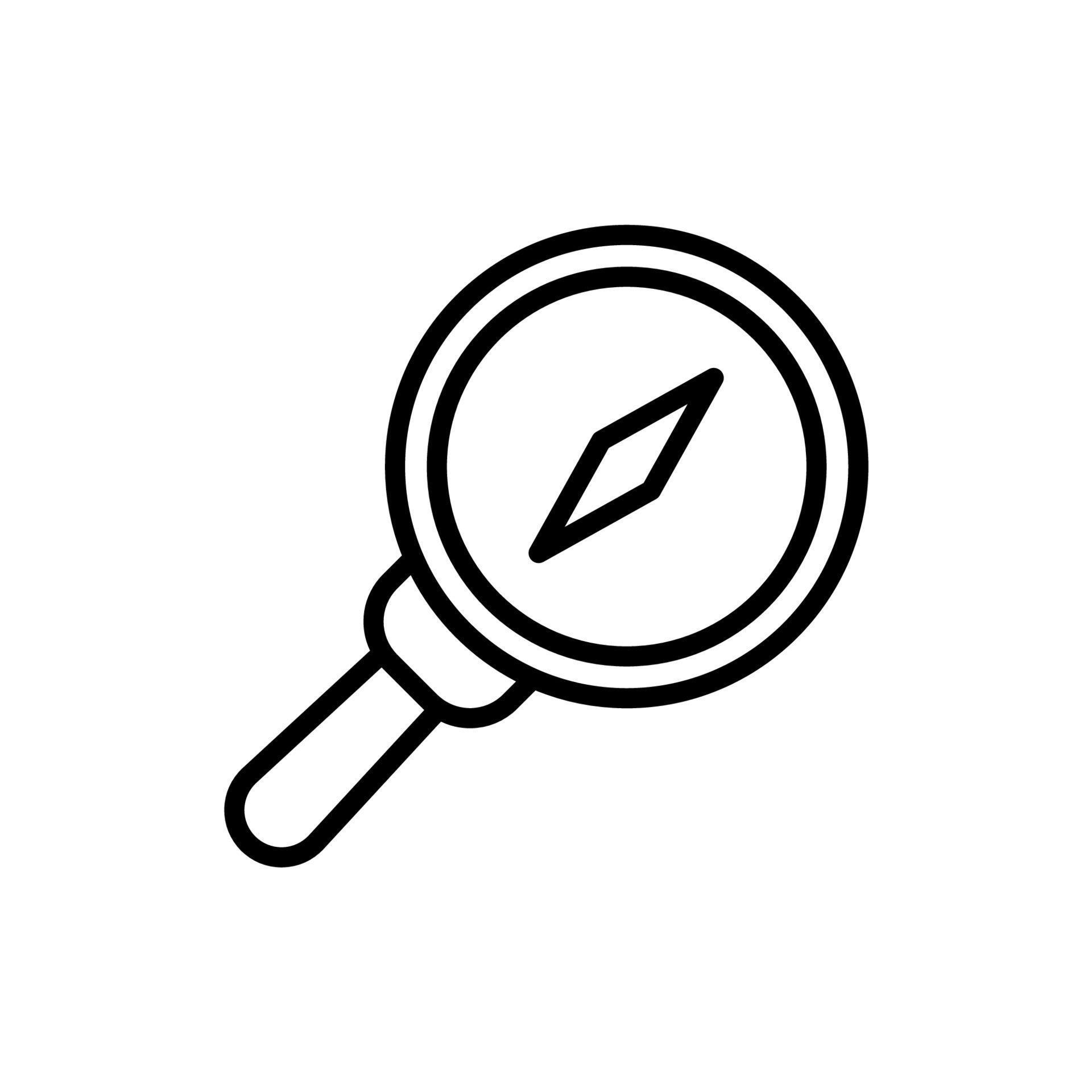 Discover Icon Simple Element Illustration Discover Concept Outline