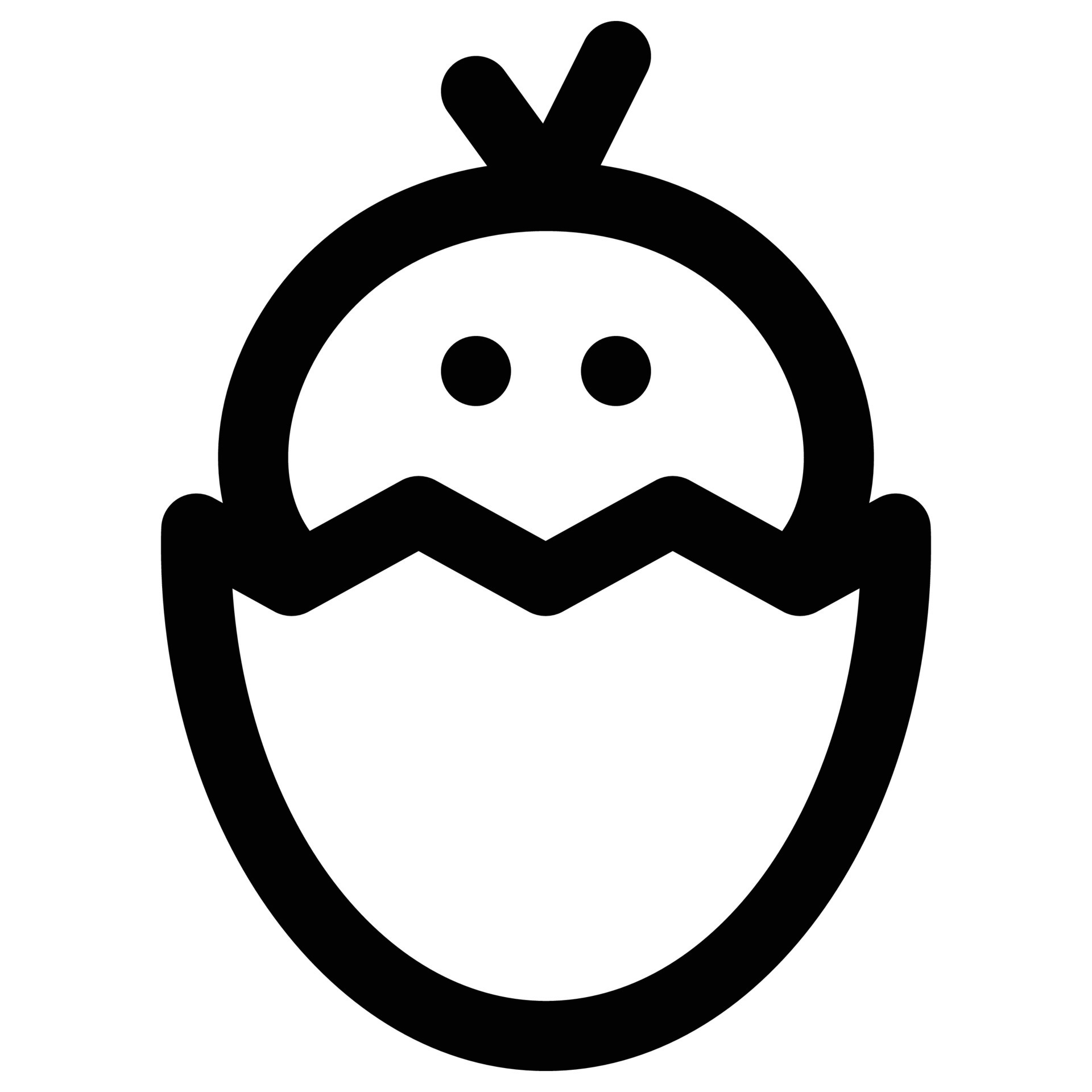 easter egg icon, easter Theme 12608943 Vector Art at Vecteezy