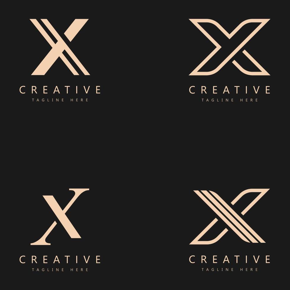 elementos de plantilla de diseño de icono de logotipo de letra x ... elementos de plantilla de diseño de icono de logotipo de letra x ...