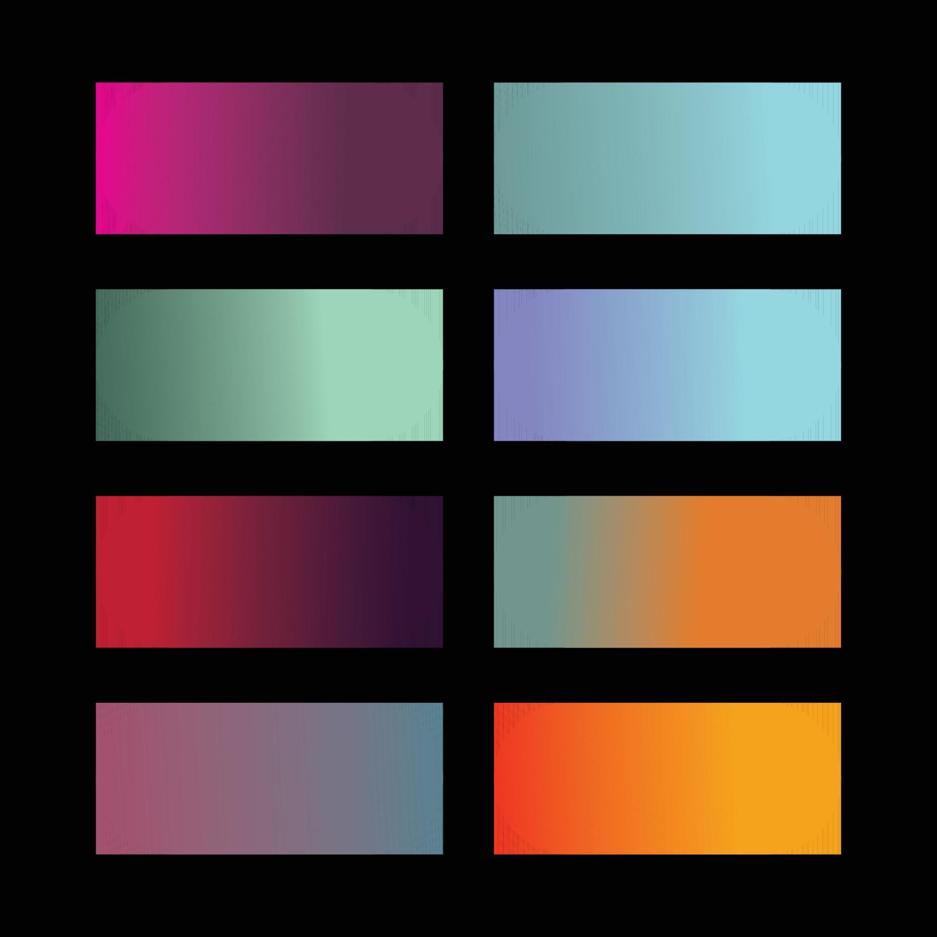 Gradient color palette with multicolor 12619350 Vector Art at Vecteezy
