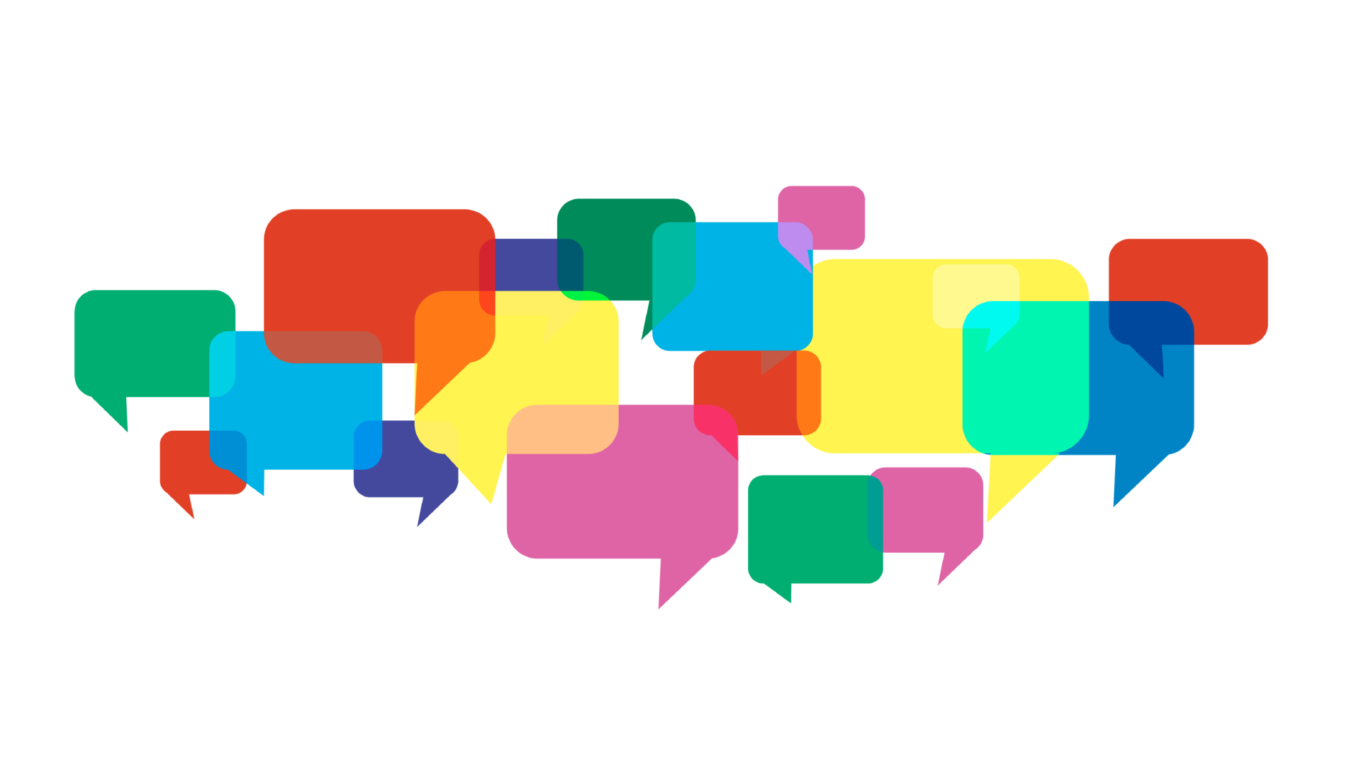 computer with colorful chat box , message box communication 12621509 PNG