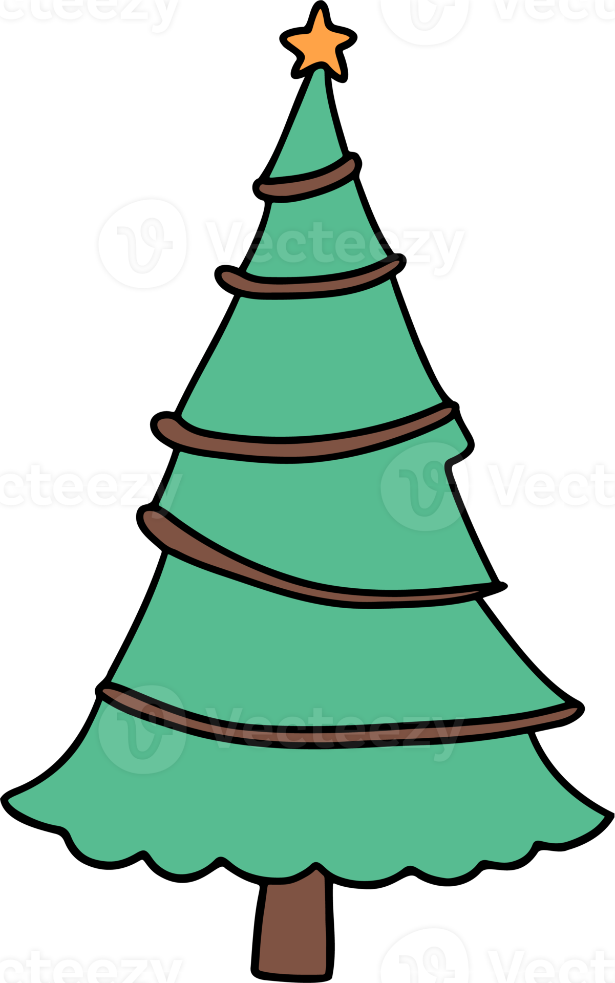 Christmas Tree Christmas Pine Tree Illustration 12622100 Png