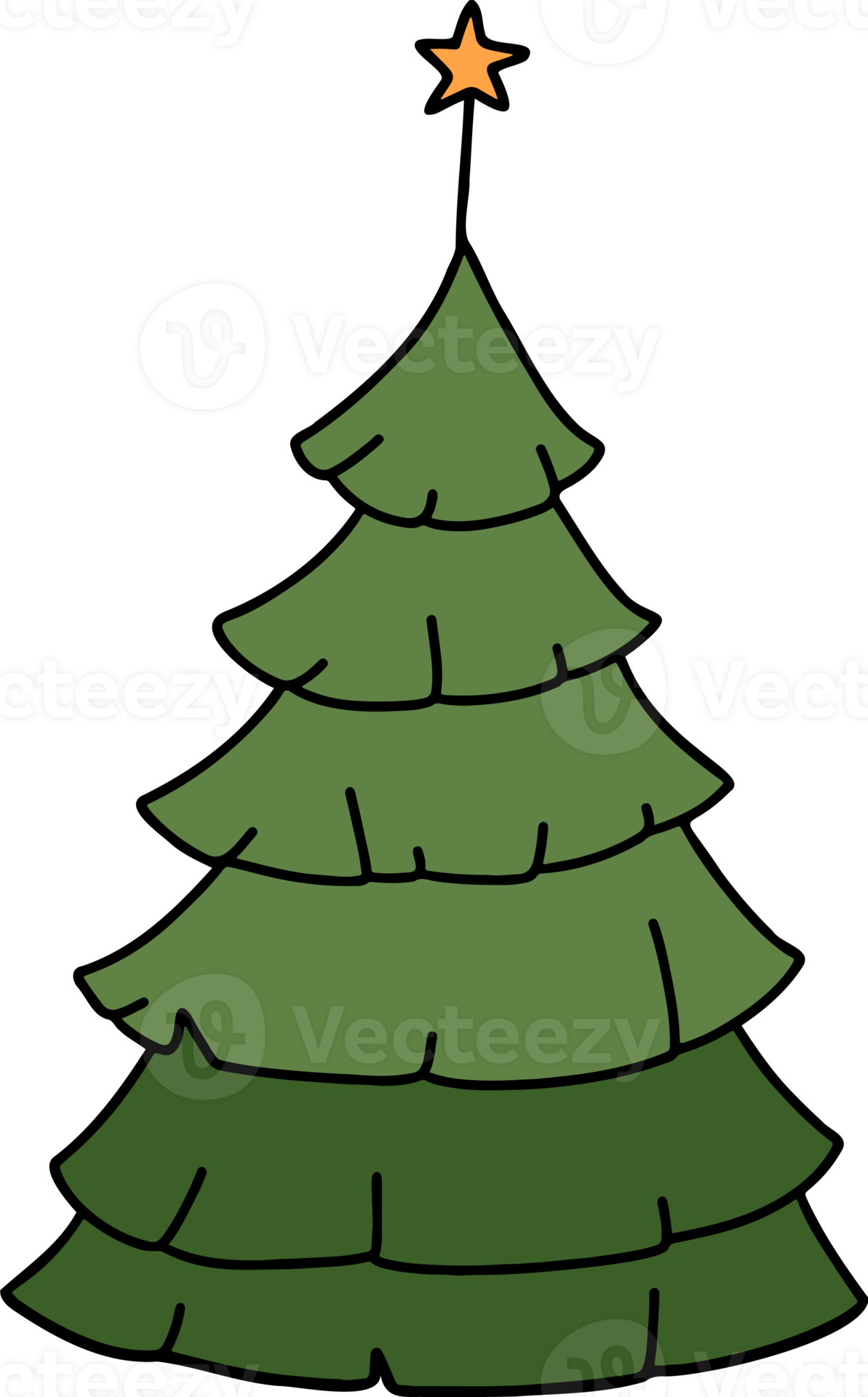 Christmas Tree Christmas Pine Tree Illustration 12622104 Png