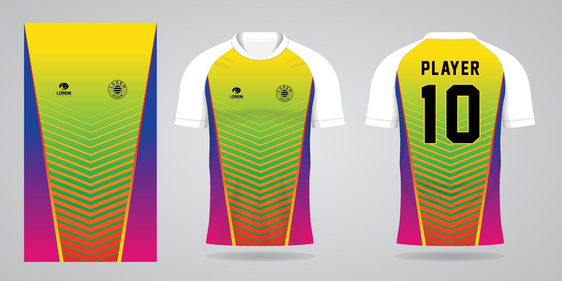 Football Jersey Sport Design Template 12624980 Vector Art At Vecteezy