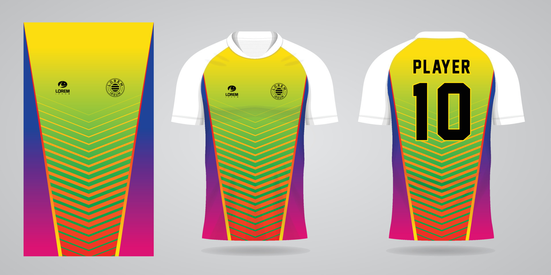 Football Jersey Sport Design Template 12624980 Vector Art At Vecteezy