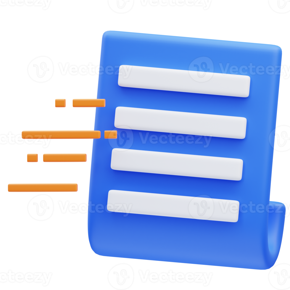 3d Rendering Of Search Sending Document Icon Illustration 12625018 Png