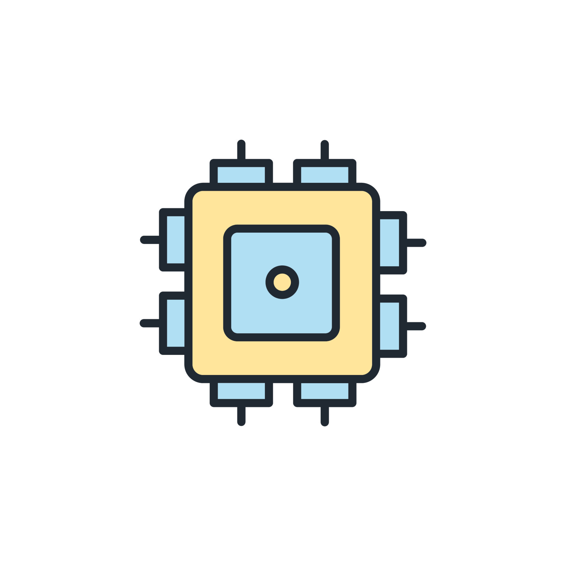 processor icons symbol vector elements for infographic web 12625264 ...