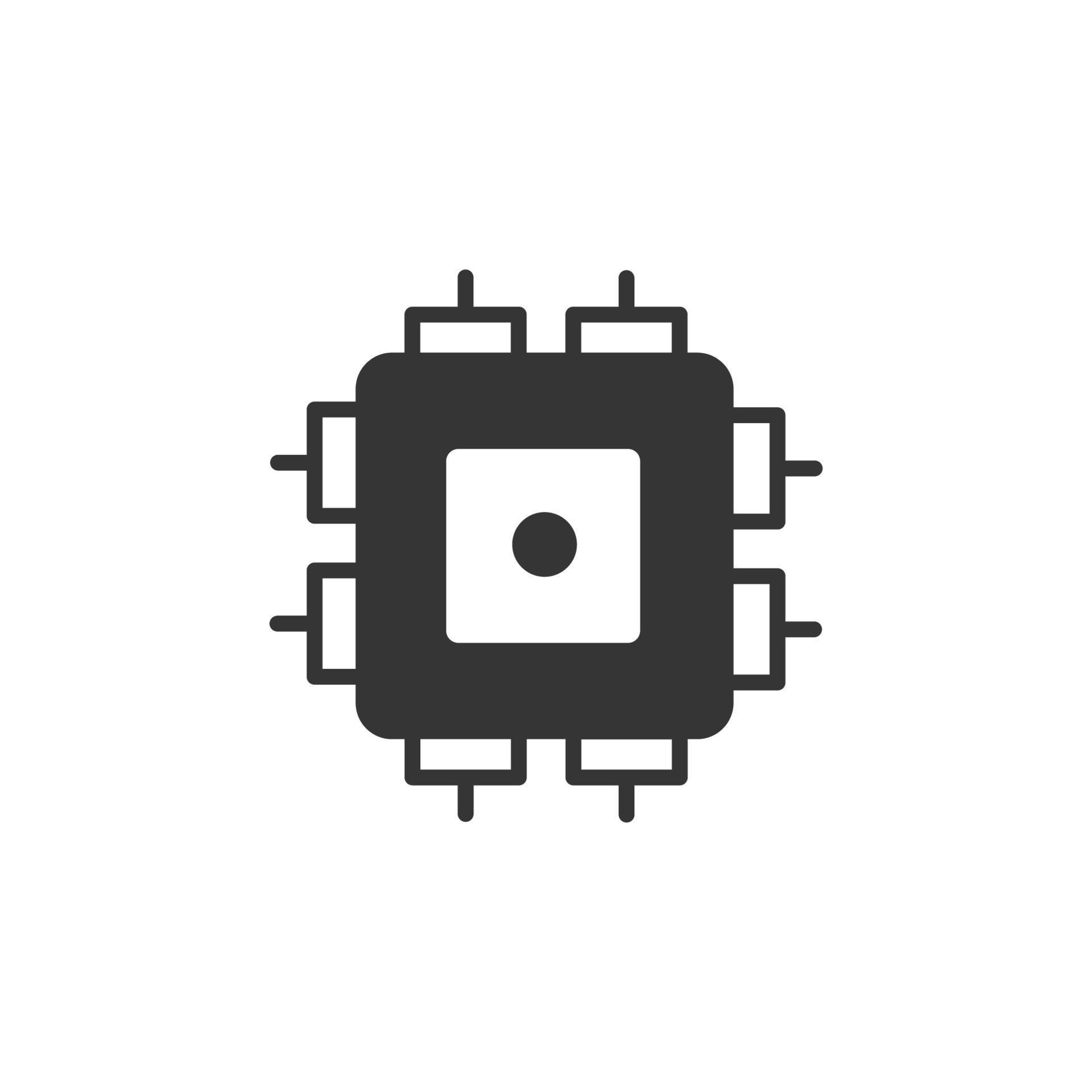 processor icons symbol vector elements for infographic web 12625266 ...