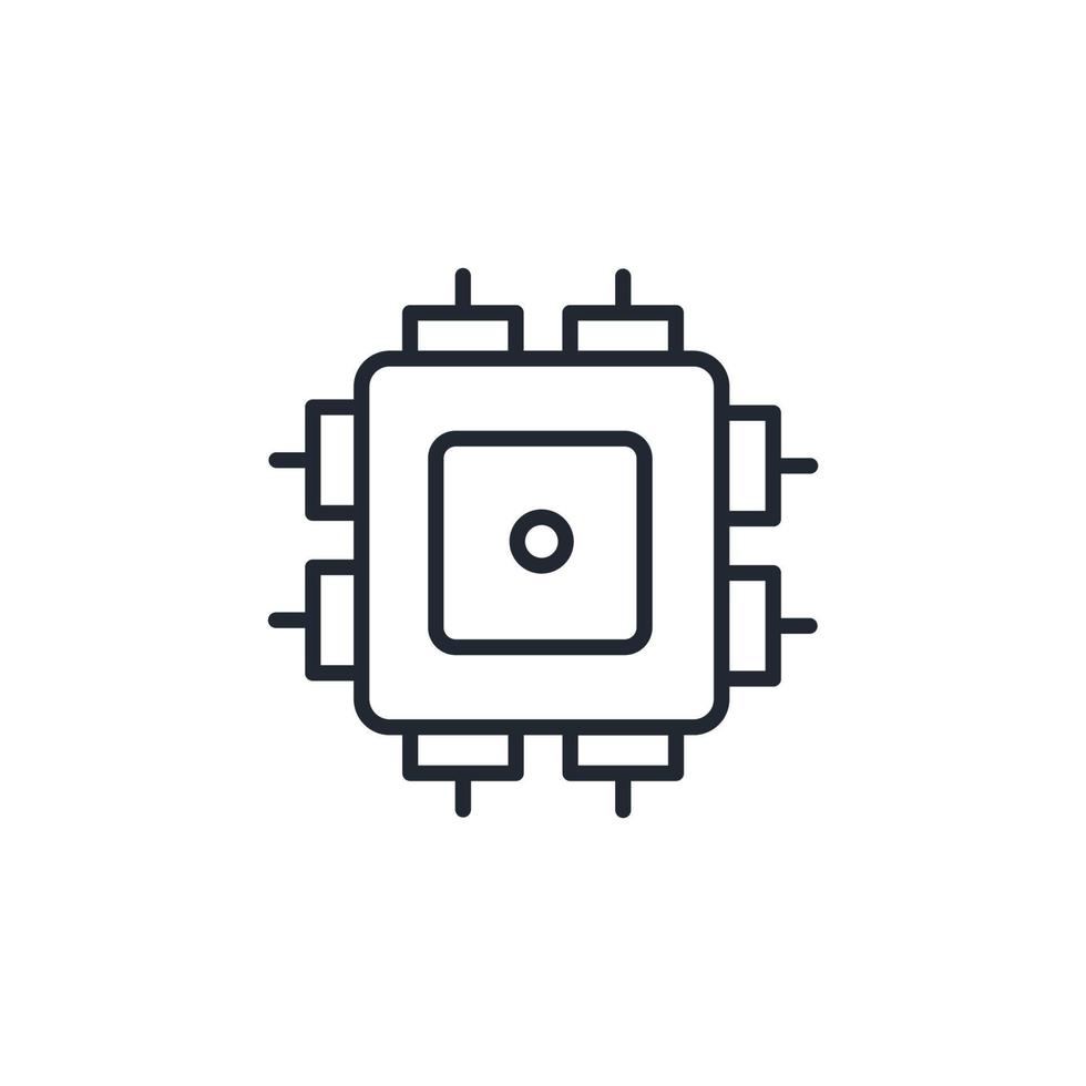 processor icons symbol vector elements for infographic web 12625329 ...