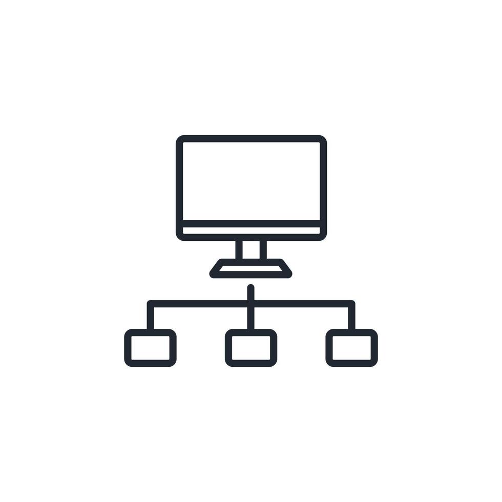 lan network icons symbol vector elements for infographic web 12625332 Vector Art at Vecteezy