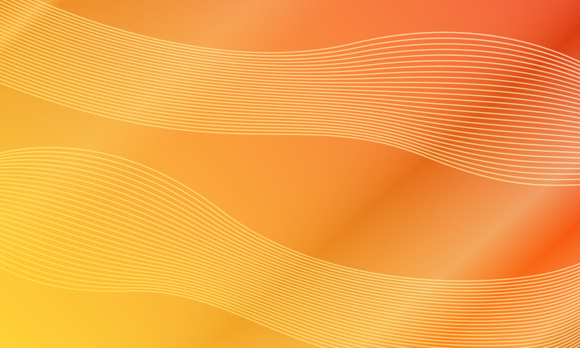 Shining Orange Diagonal Gradient With Wave Line Pattern Abstract Modern And Colorful Style