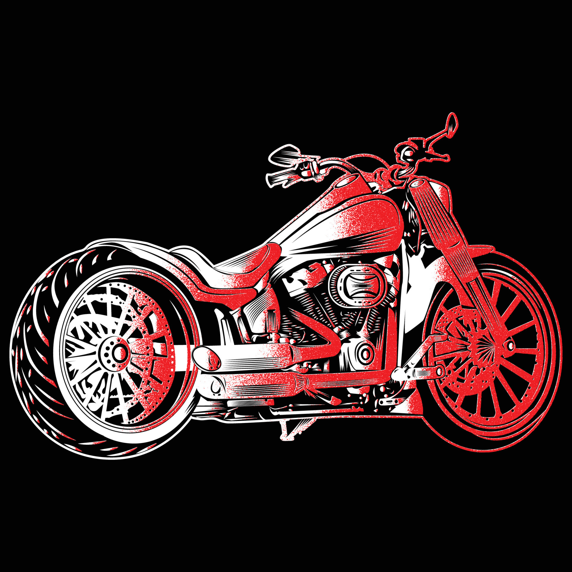Motorcycle Vector And Design 12626579 Vector Art At Vecteezy