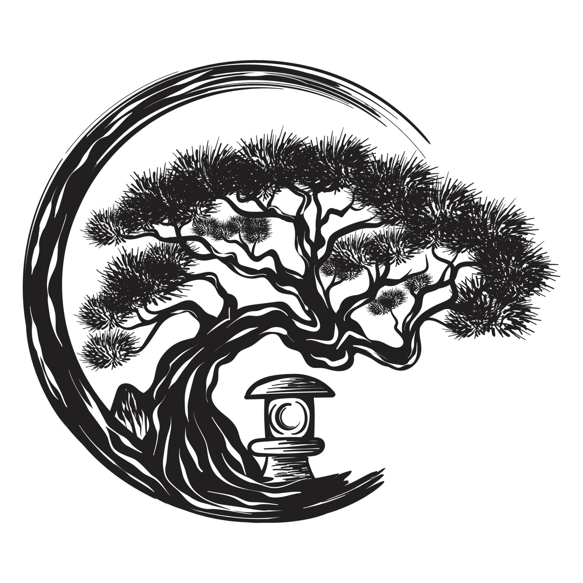 Bonsai Vector Art Icons And Graphics For Free Download