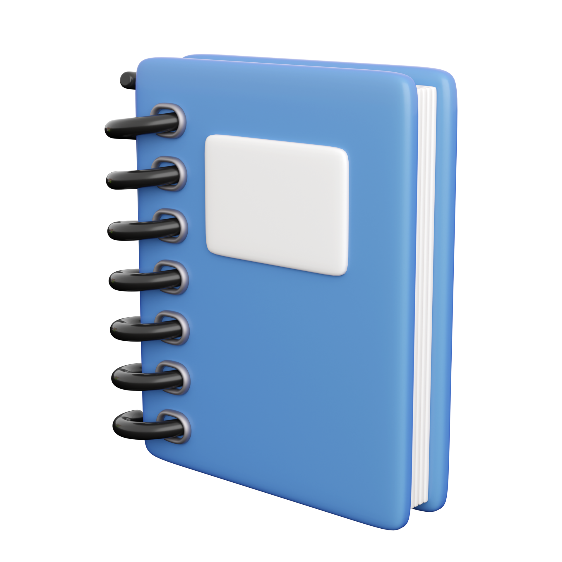 3d blue notebook on spiral. High quality isolated render 12627752 PNG 3d blue notebook on spiral. High quality isolated render 12627752 PNG