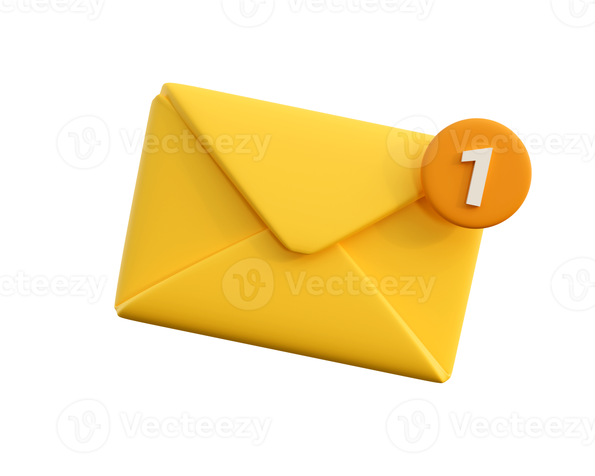 3d unread mail icon 12627880 PNG