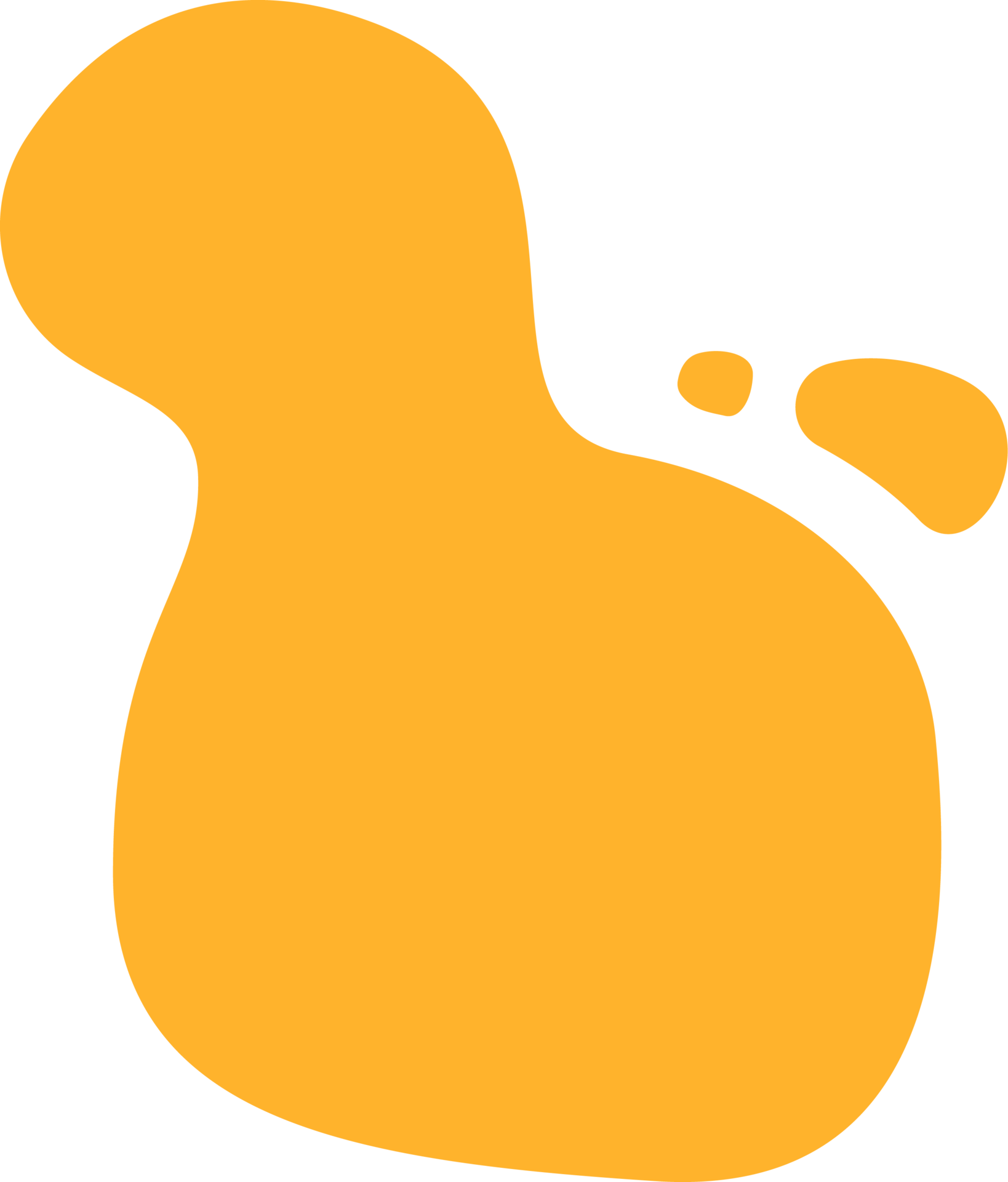 Freestyle Shape Abstract Art With Yellow Color 12628376 Png