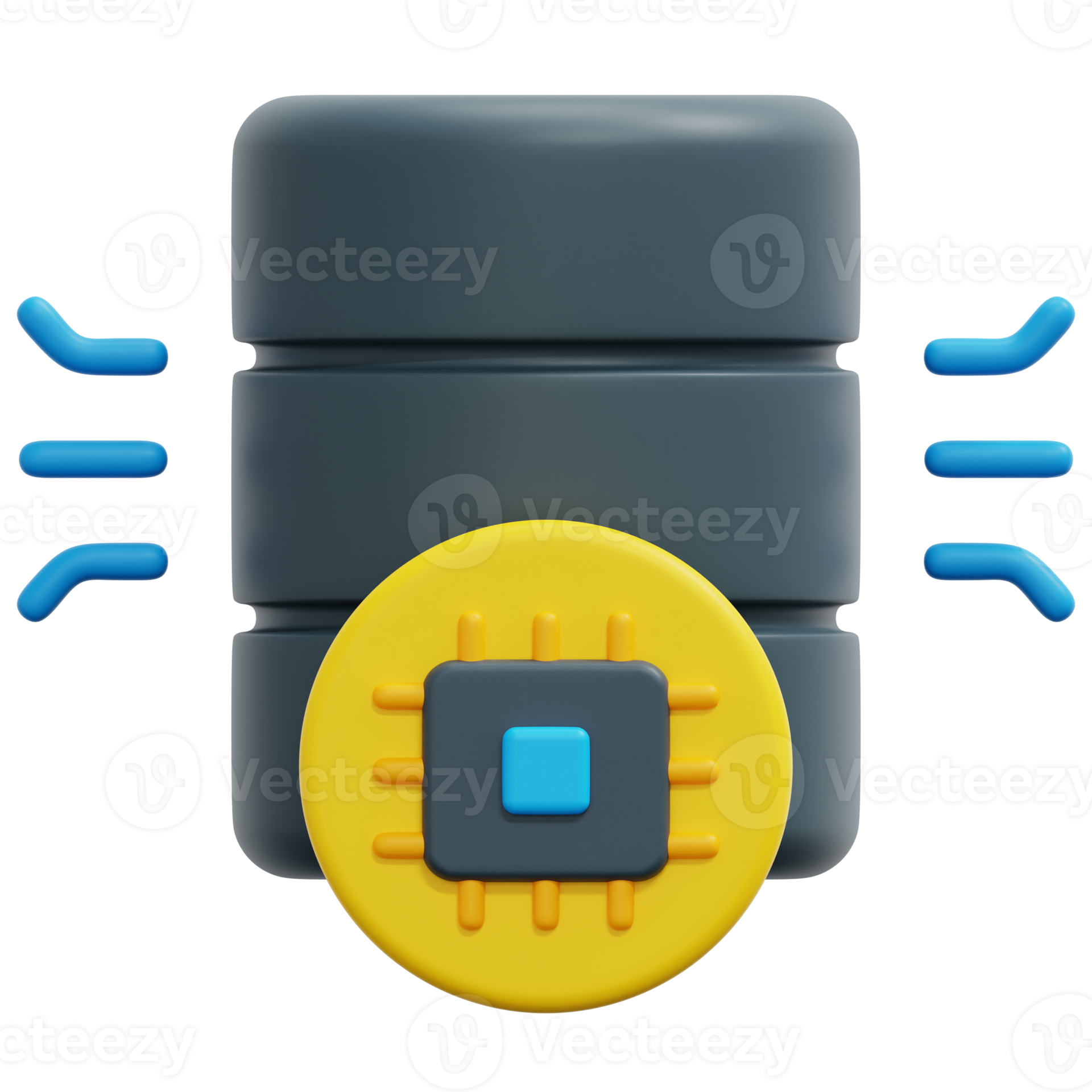 data 3d render icon illustration 12628423 PNG