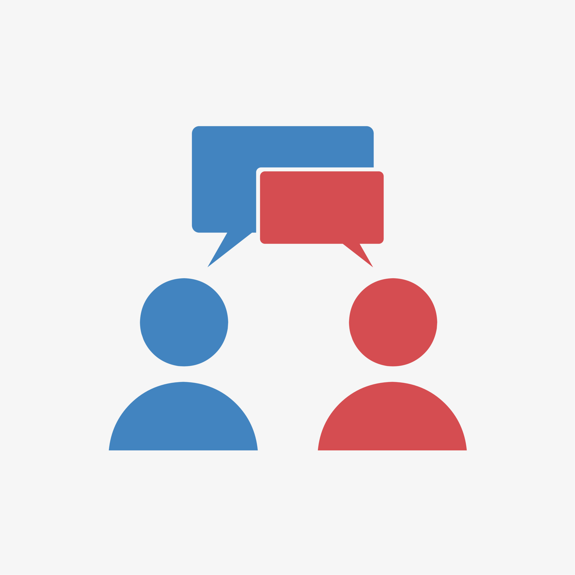 social network flat icon. two people talking to each other with bubble ... social network flat icon. two people talking to each other with bubble ...