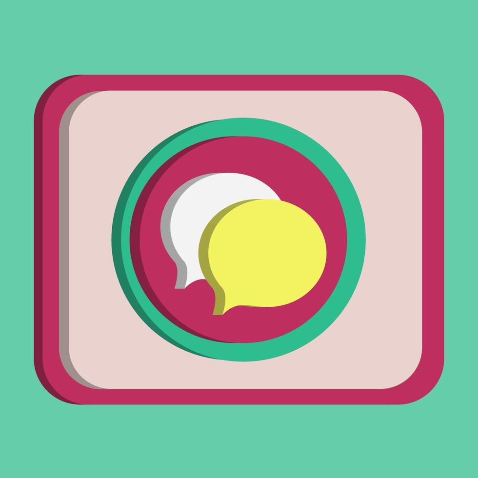 Bubble speech chat 12628503 Vector Art at Vecteezy