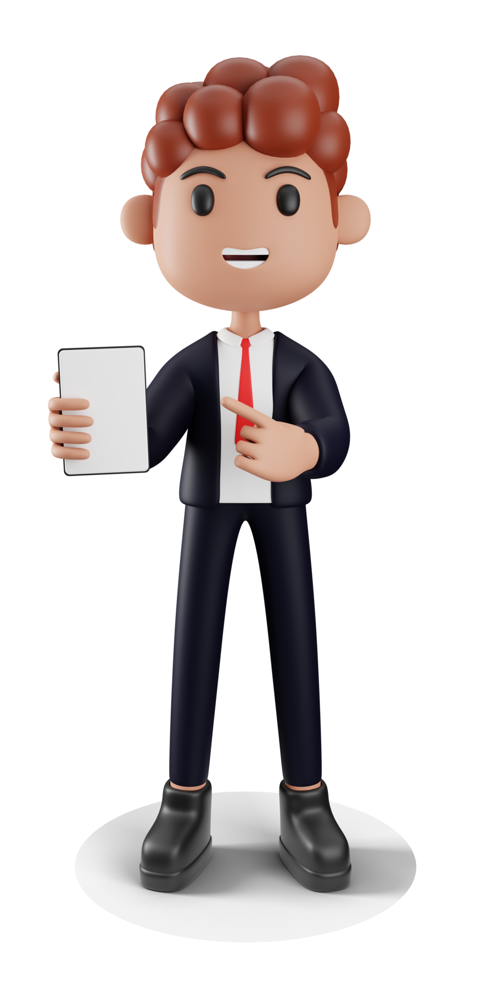 3d Businessman showing blank phone screen 12628525 PNG 3d Businessman showing blank phone screen 12628525 PNG