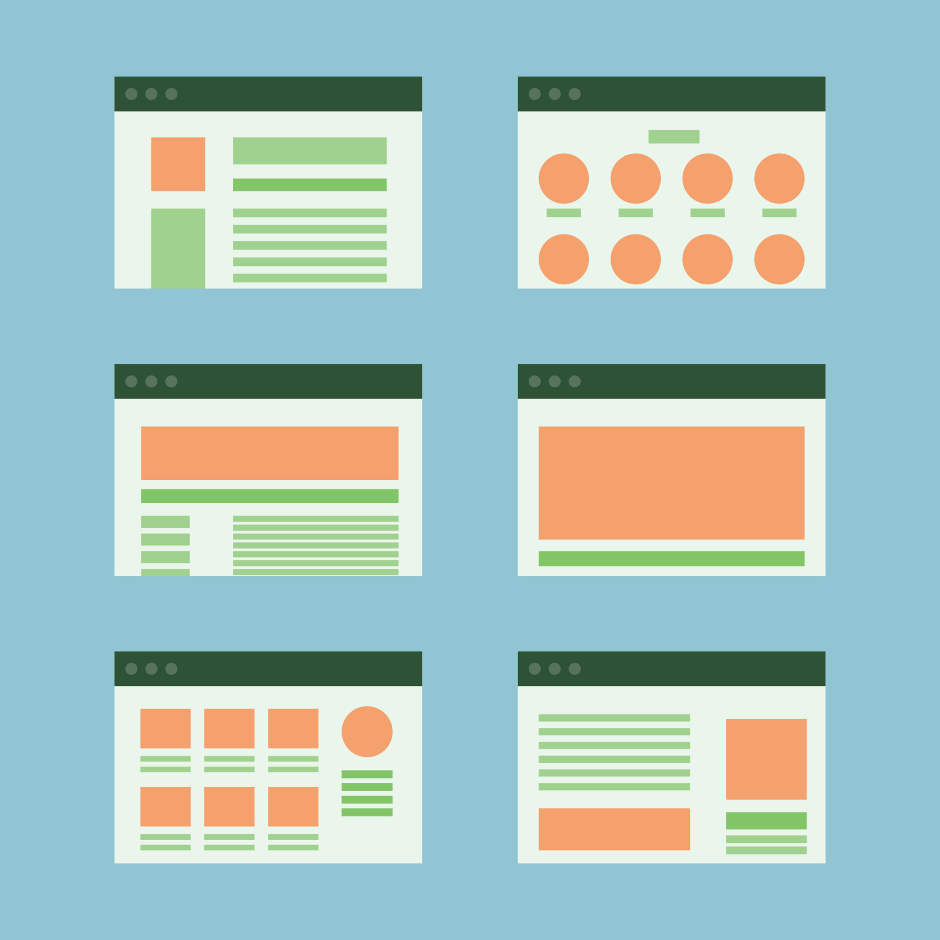 Internet Colorful Websites 12630350 Vector Art at Vecteezy